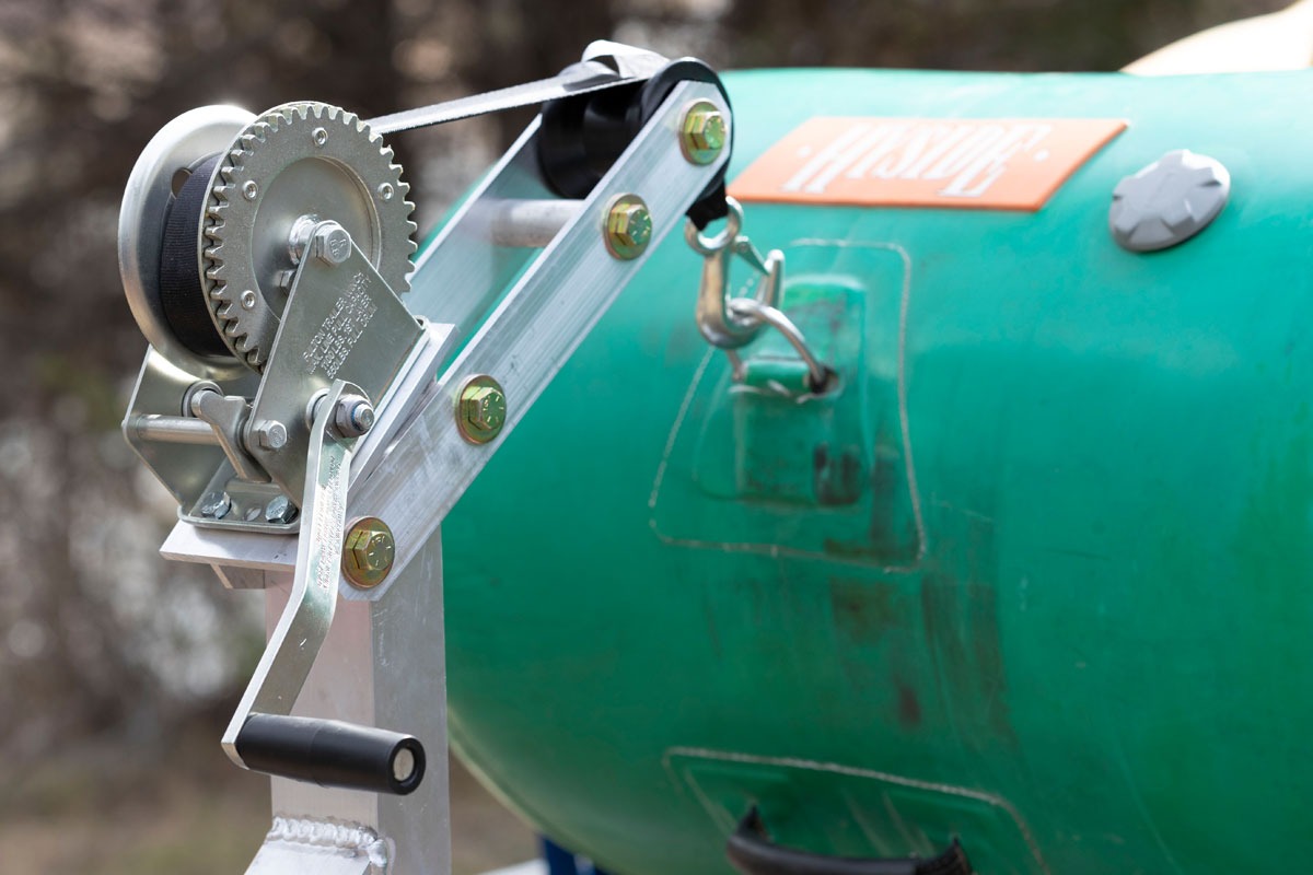 CargoPro Aluminum Raft Trailers w/Pressure Treated Deck, Roller, Winch