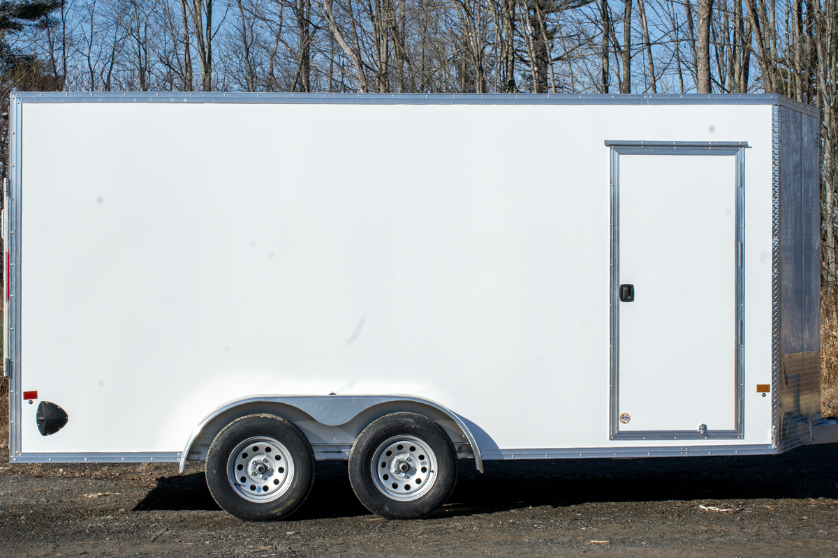 7'4" Wide Enclosed Aluminum Cargo Trailers: EZ Hauler Trailers