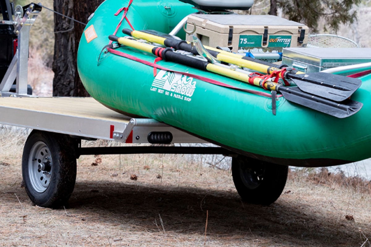 Aluminum Raft Trailers w/Pressure Treated Deck: High Country Trailers