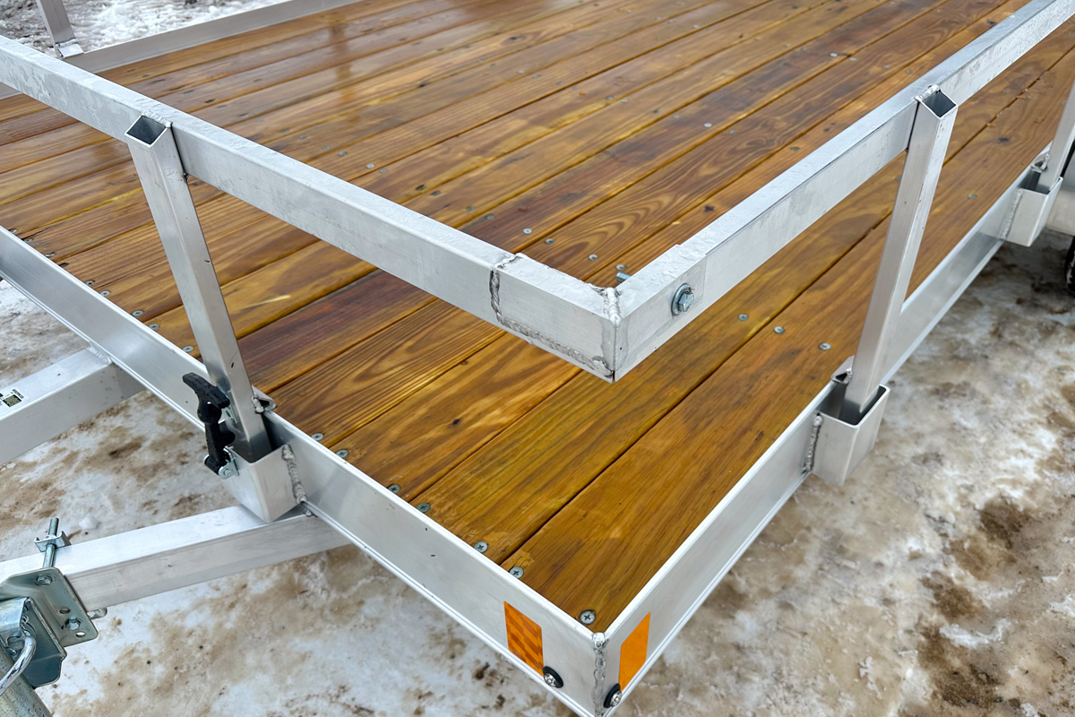 High Country Landscape 2.0: Wood Deck Aluminum Utility Trailers