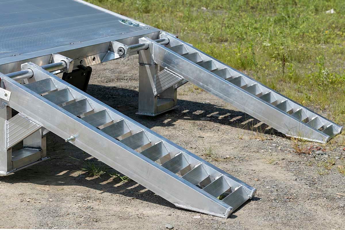 All-Aluminum Open Deckover Utility Trailers by Mission Trailers