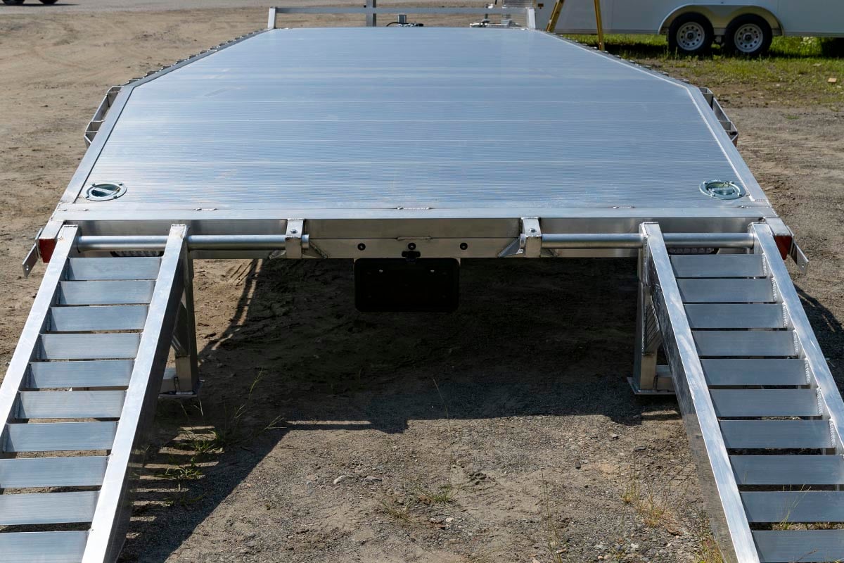 All-Aluminum Open Deckover Utility Trailers by Mission Trailers
