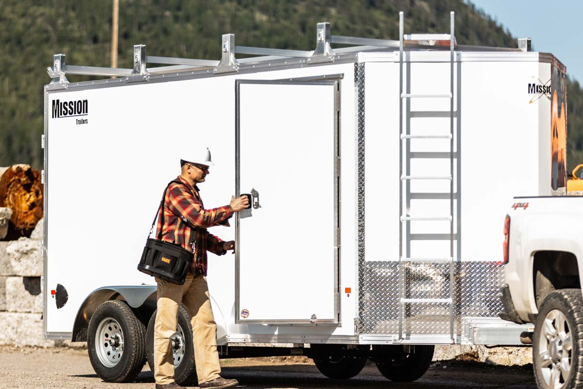 Enclosed All-Aluminum Cargo Trailers by Mission Trailers