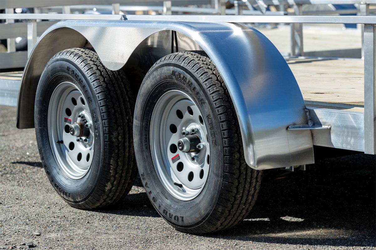 Polaris Open WR/AR 2.0 ATV Side Ramp Utility Trailers w/Heat Treated Deck