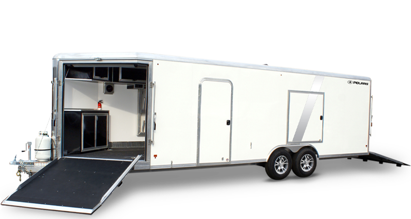 Polaris Boondocker All-Sport Snow Trailers - Enclosed Aluminum Hauler