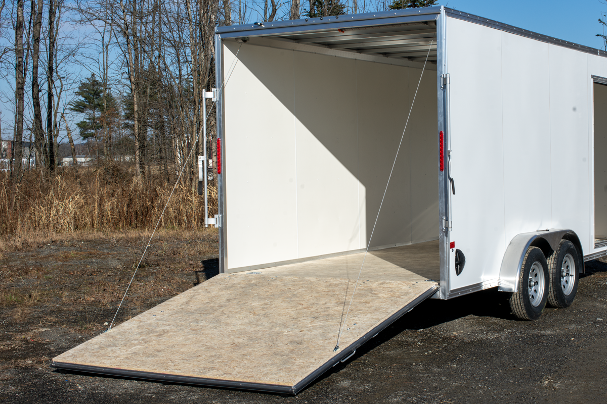 7'4" Wide Enclosed Aluminum Cargo Trailers - Stealth All-Aluminum Trailers