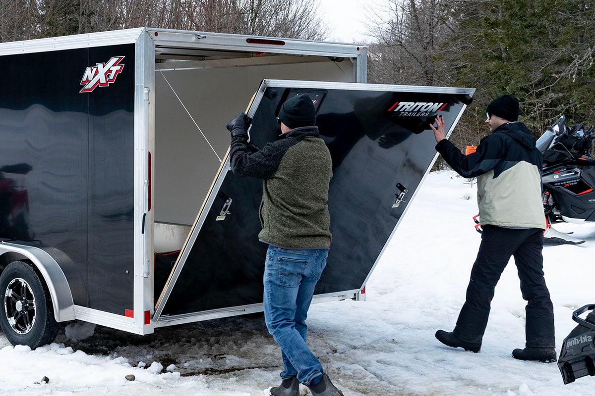 Triton NXT Series: Enclosed All-Aluminum Cargo/Snow Trailers w/Options